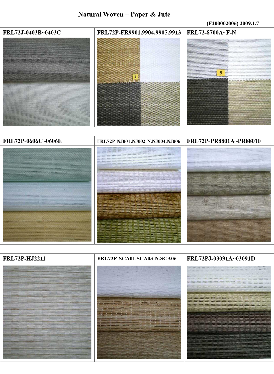 Natural Woven – Paper & Jute F200002006 001-09-1-02